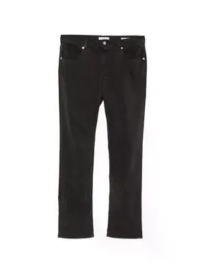 FRAME Modern Straight Brushed Twill Wide-leg Jeans