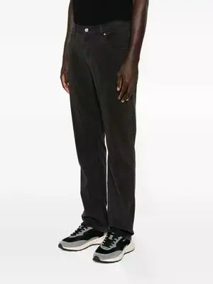 FRAME Modern Straight Brushed Twill Wide-leg Jeans