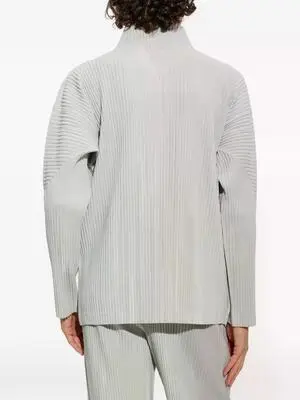 Issey Miyake Pleated Jacket - Grey