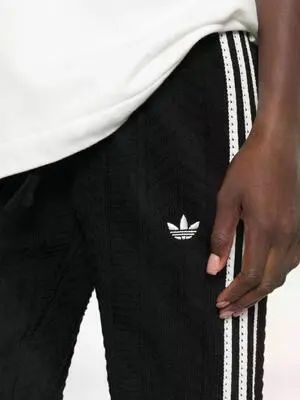 Adidas Cable-knit Side-stripe Track Pants