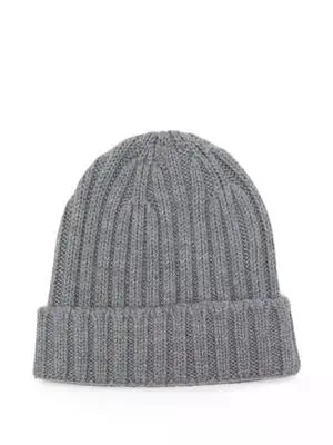 Aspesi Ribbed-knit Beanie - Grey