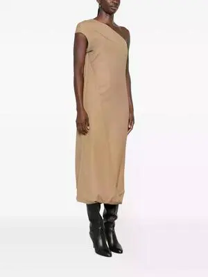 Source Unknown Hasta Asymmetric Maxi Dress