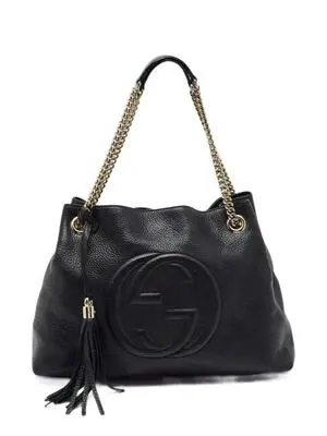 Gucci Medium Soho Tote Bag - Black