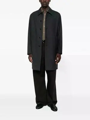 Prada Logo-plaque Coat