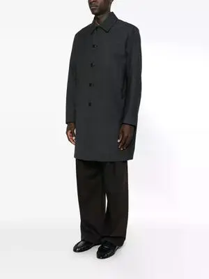 Prada Logo-plaque Coat