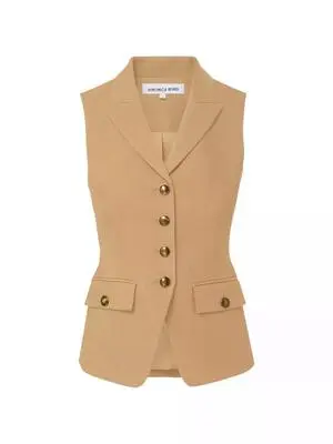 Veronica Beard Benny Button-up Waistcoat
