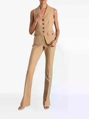 Veronica Beard Benny Button-up Waistcoat