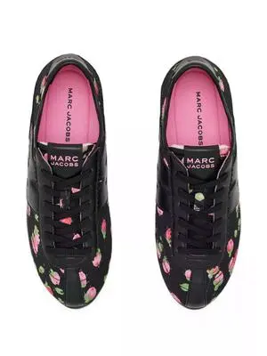 Marc Jacobs Vintage Floral 400 Bleecker Runners - Black