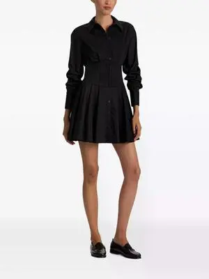 Alice + Olivia Corset-style Button-down Dress