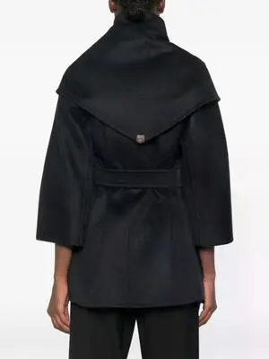 Max Mara Belted Shawl-collar Coat