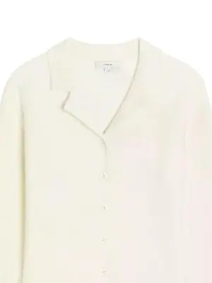 Vince Spread-collar Button-up Cardigan