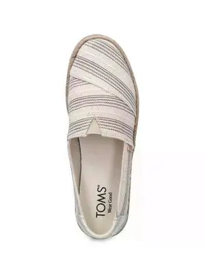 Toms Alpargata Rope Striped Slip-on Espadrilles