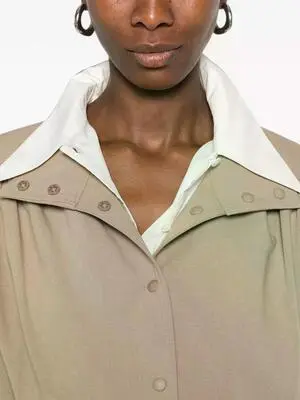 Source Unknown Ruched Detail Long Sleeve Shirt