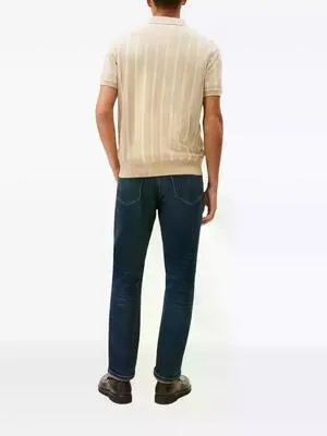 Tommy Hilfiger Vertical-stripe Knitted Polo Shirt