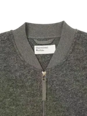 Universal Works Zip-up Ribbed-collar Waistcoat - Grey