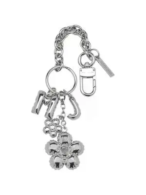 Marc Jacobs Balloon Daisy Cluster Bag Charm - Silver