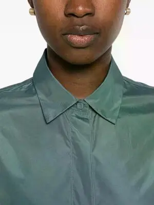 ROSSO 35 Concealed-placket Long-sleeve Shirt