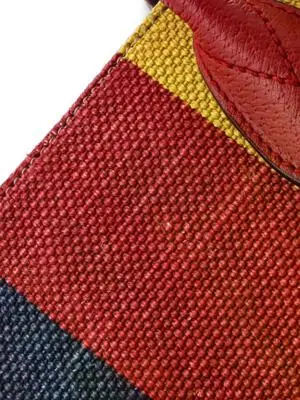 Gucci Baiadera Striped Canvas Tote Bag
