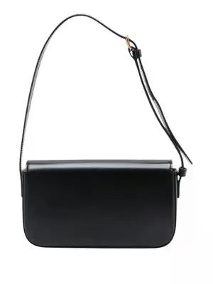Celine 2000-2026 Shiny Calfskin Triomphe Claude Shoulder Bag