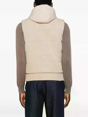 GRAN SASSO Quilted Hooded Gilet