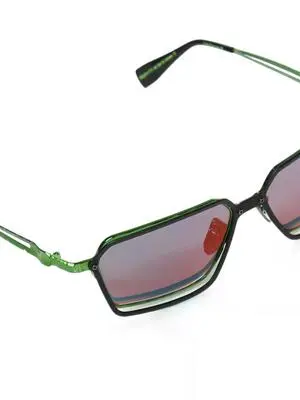 KUBORAUM H15 Geometric-frame Sunglasses - Black