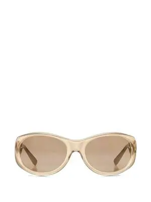 Magda Butrym Round-frame Sunglasses - Neutrals