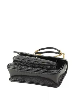Saint Laurent Crinkled Calfskin Niki Shoulder Bag - Black