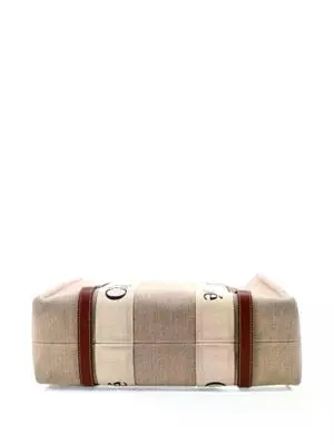Chloé Woody Canvas And Leather Tote