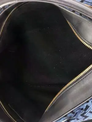 Fendi Zucca Chenille Hobo Bag - Blue