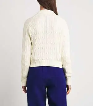 Polo Ralph Lauren Cotton Cable-knit Polo Cardigan