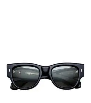 JACQUES MARIE MAGE Acetate Chelsea Sunglasses - Silver
