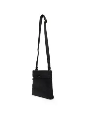 Calvin Klein Embossed Messenger Bag - Black