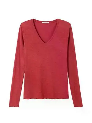 American Vintage Jacksonville Long-sleeve T-shirt - Red