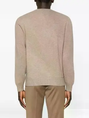BARBA NAPOLI Ribbed-trim Pullover