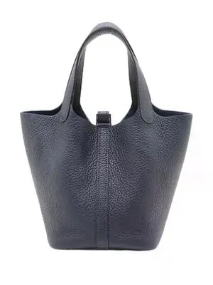Hermès 2025 Clemence Picotin Lock 18 Handbag Blue
