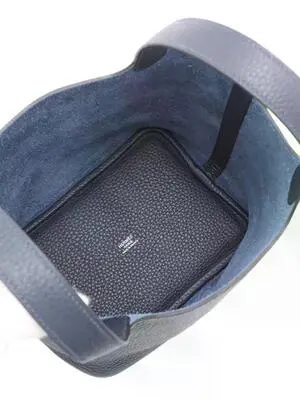 Hermès 2025 Clemence Picotin Lock 18 Handbag - Blue