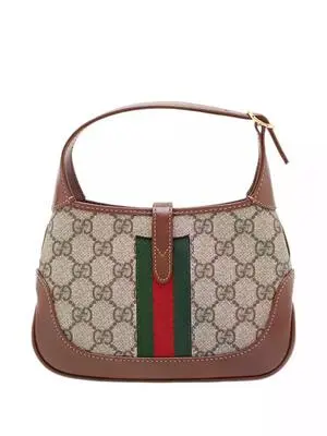 Gucci 2000-2015 Mini Gg Supreme Web Jackie 1961 Crossbody Bag