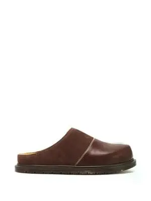 Dr. Martens San Patchwork Mules - Brown