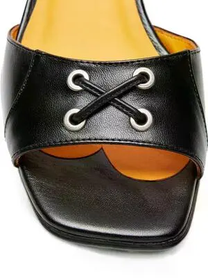 LILI CURIA Faye Lace-up Leather Sandals