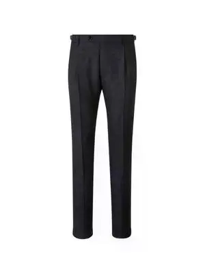 BERWICH Houndstooth-pattern Pleated Trousers