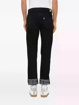 Kenzo Logo-cuff Jeans