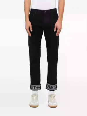 Kenzo Logo-cuff Jeans
