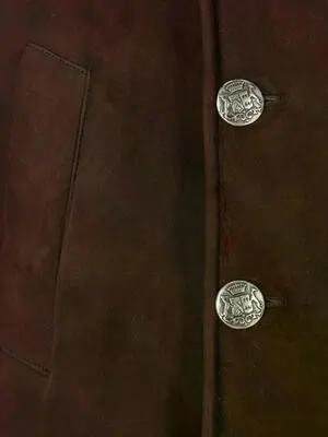 VOLFAGLI FIRENZE Double-breasted Shearling Coat