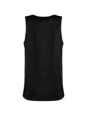 NENETTE Satin-finish Scoop-neck Top
