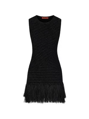 SIMONMILLER Mira Crochet Mini Dress - Black
