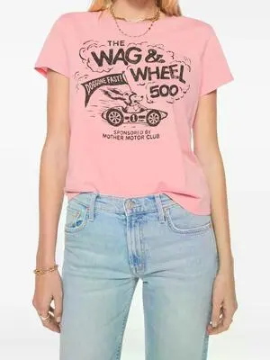 MOTHER The Lil Goodie Goodie Graphic-print T-shirt - Pink