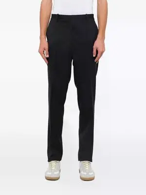 WOOYOUNGMI Pressed-creases Trousers - Black