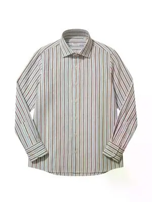 BORRIELLO NAPOLI Striped Linen Shirt