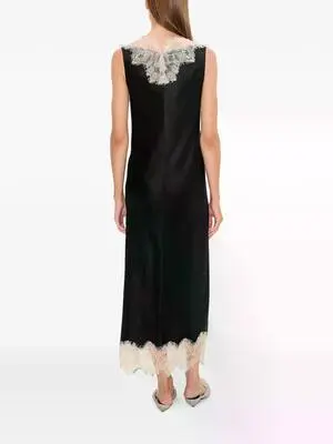 SIMONMILLER Bea Lace-trimmed Midi Dress
