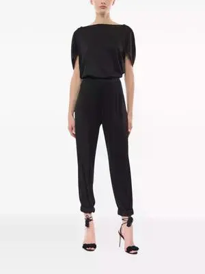 NENETTE Satin-finish Pleated Trousers